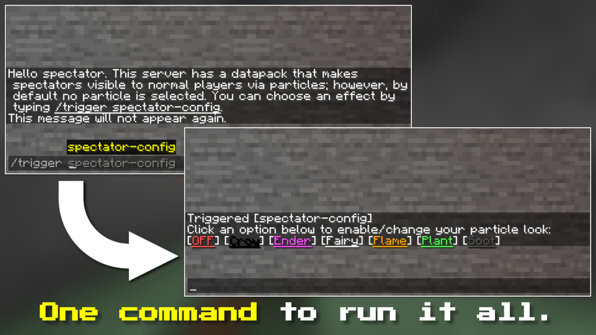 Art's Simple Spectator Seer Minecraft Data Pack