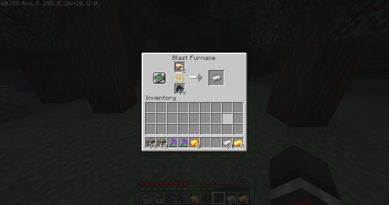 Raw Materials Datapack (Raw Iron and Gold before 1.17) Minecraft Data Pack