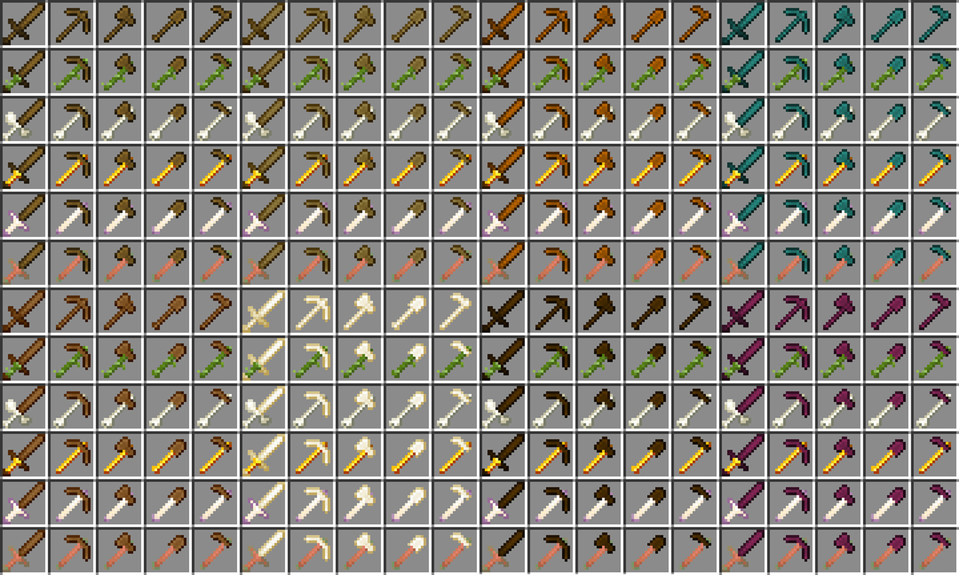 McR - Tools & Handles Overhaul [1.15+] - Over 660 Tools and Weapons ...