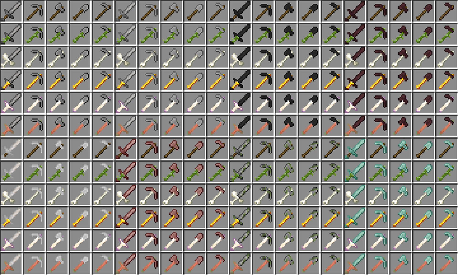McR - Tools & Handles Overhaul [1.15+] - Over 660 Tools and Weapons ...