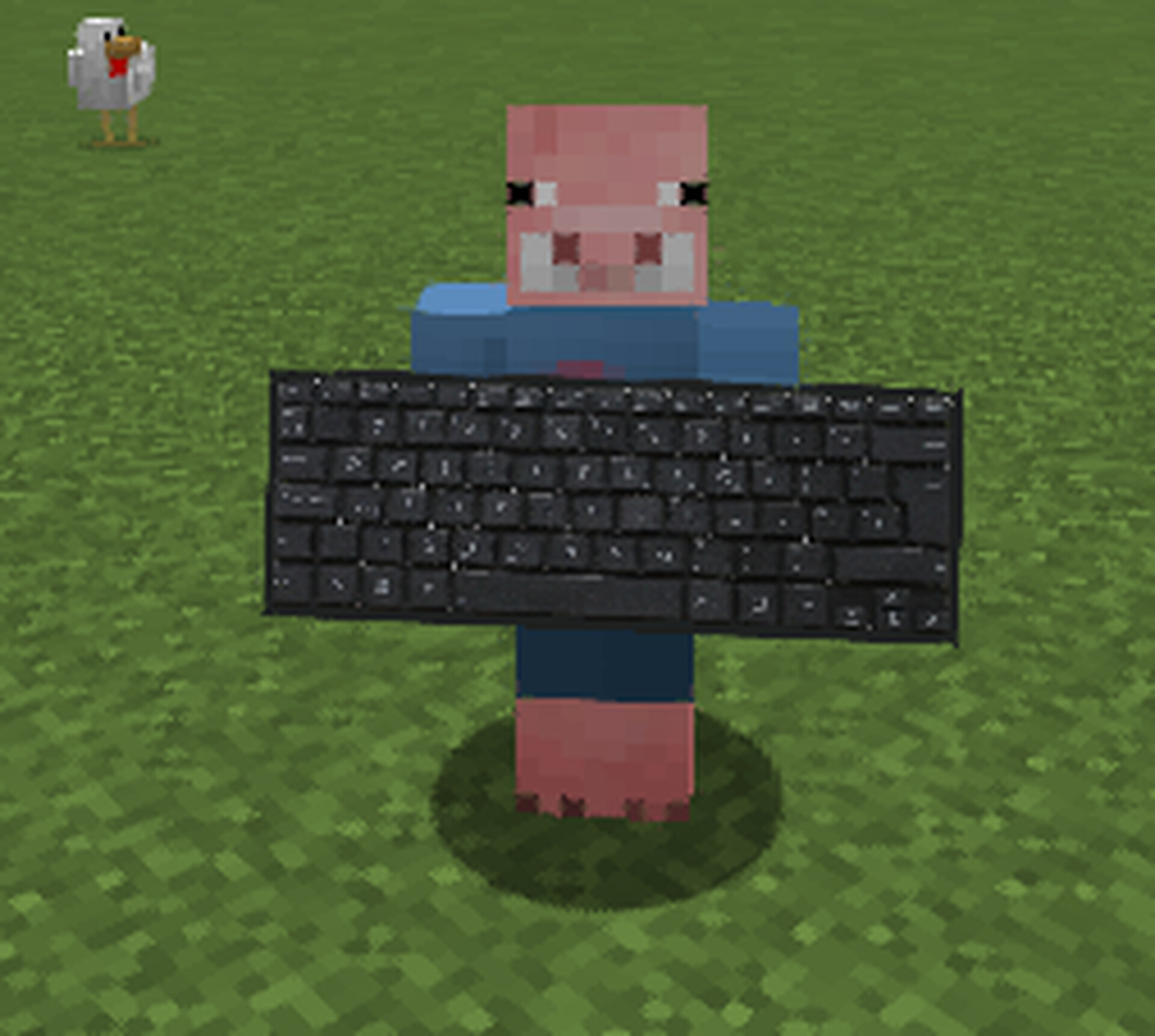 Keyboard (Somewhat OP) Minecraft Data Pack