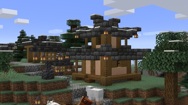 Japanese Villages Minecraft Data Pack