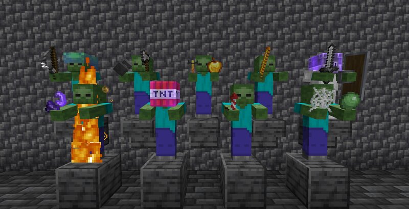 Tougher Zombies: Apocalypse Minecraft Data Pack