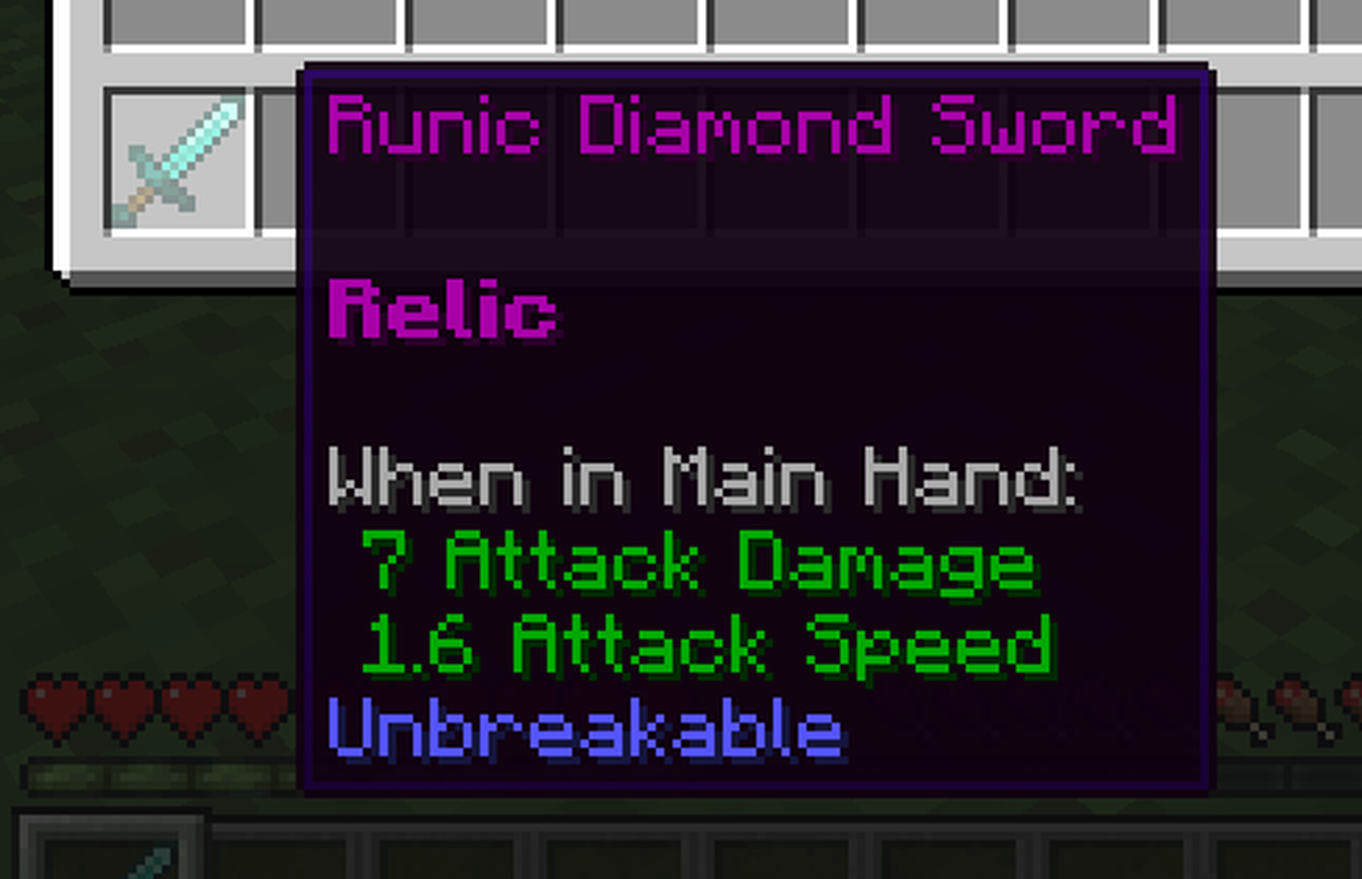 Relic Hunting and Runesmithing Minecraft Data Pack