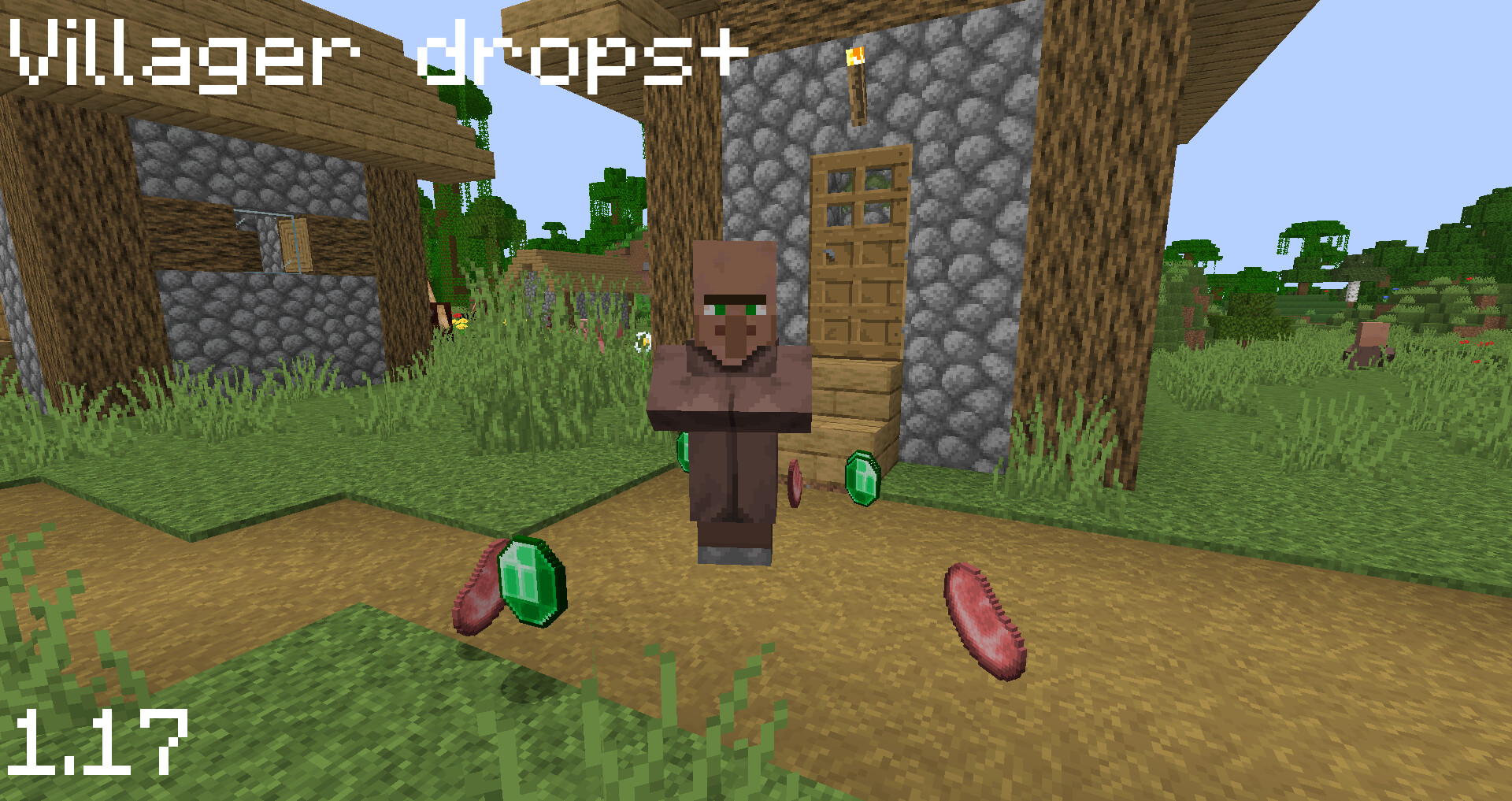 Villager drops+ Minecraft Data Pack