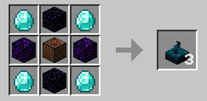 Shulk Sensor Recipe Minecraft Data Pack