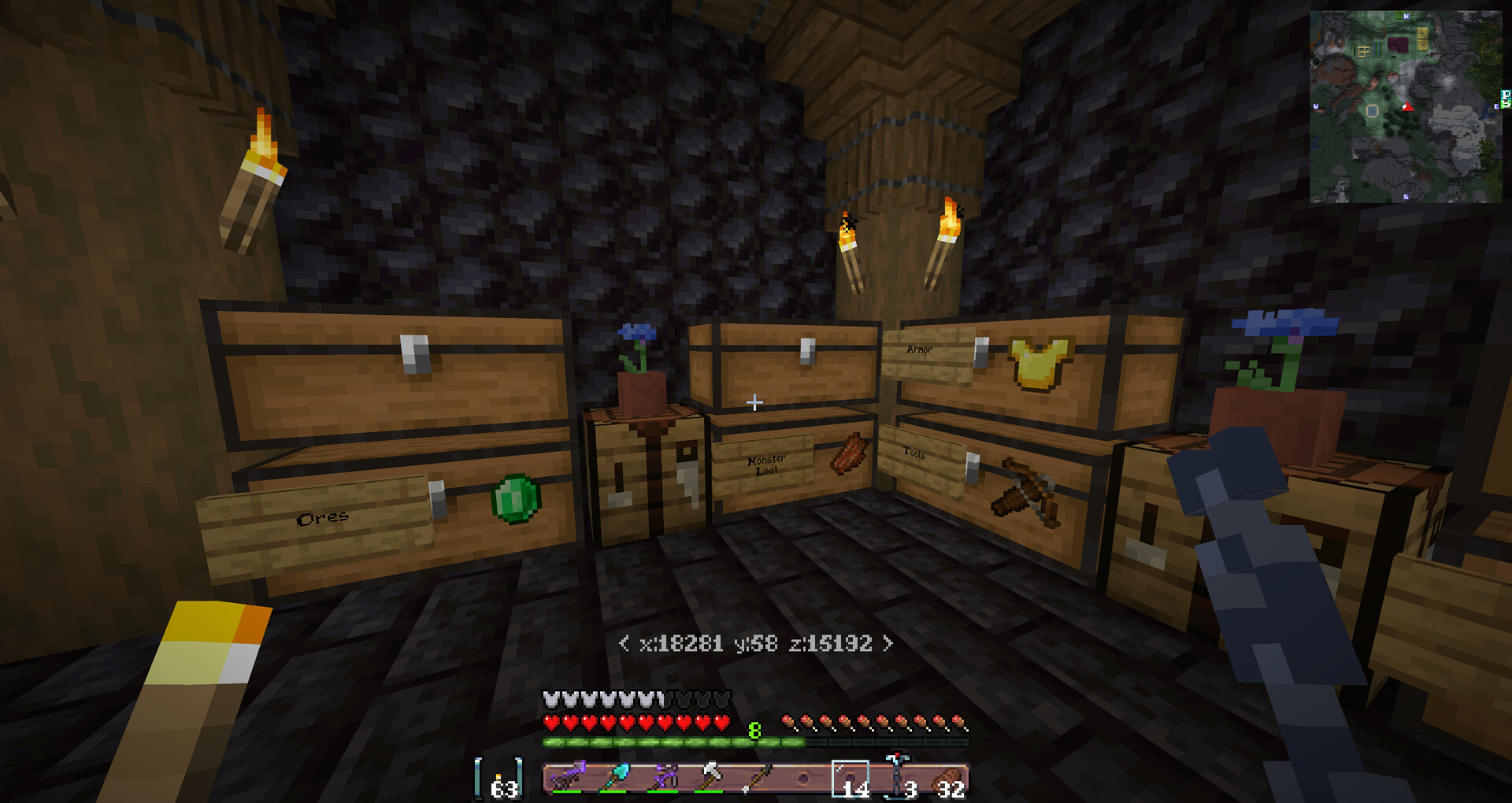 Framey - Hide or Lock Rotation on Item Frames Minecraft Data Pack