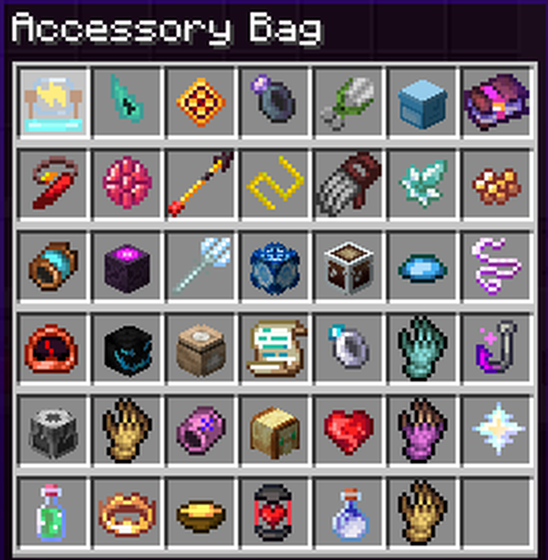 Accessory Bag datapack (95+ New Items!) Minecraft Data Pack