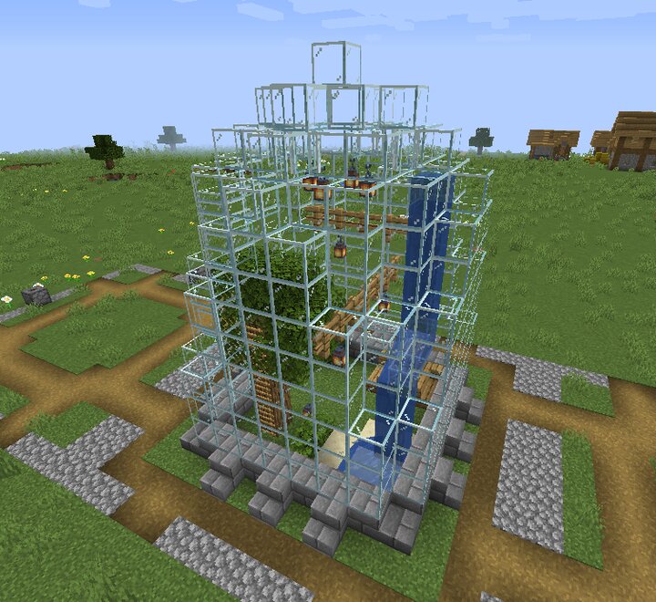 Castle Expansion for New in Town Datapack Minecraft Data Pack