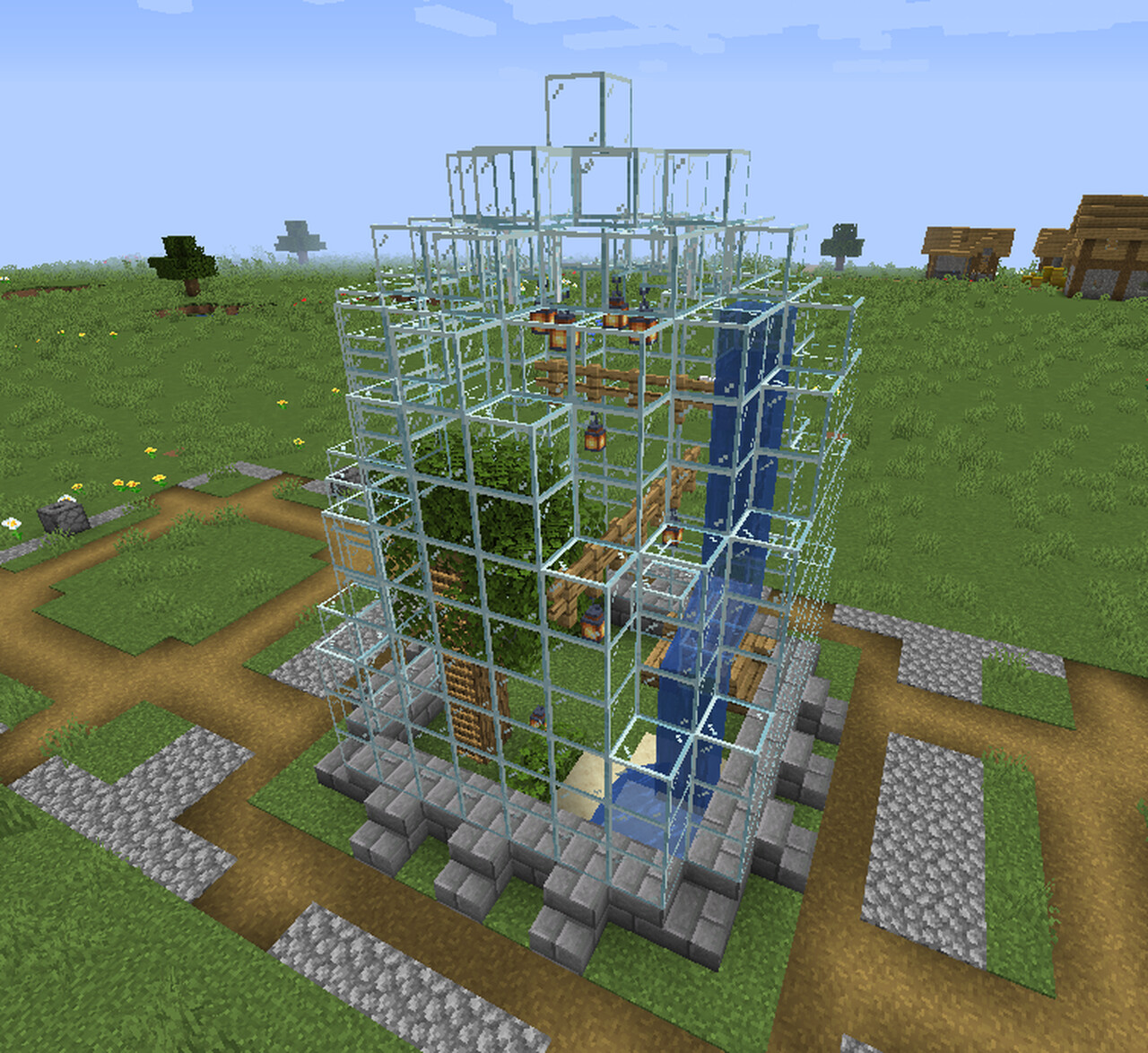 Castle Expansion for New in Town Datapack Minecraft Data Pack