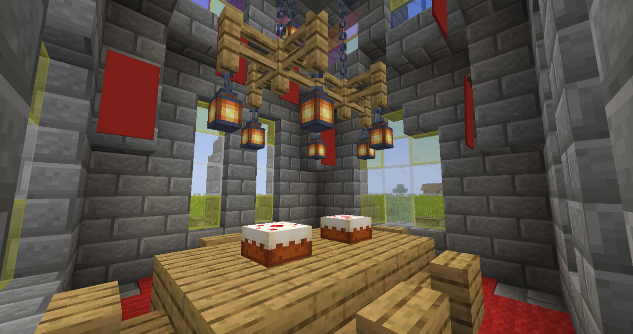 Castle Expansion for New in Town Datapack Minecraft Data Pack