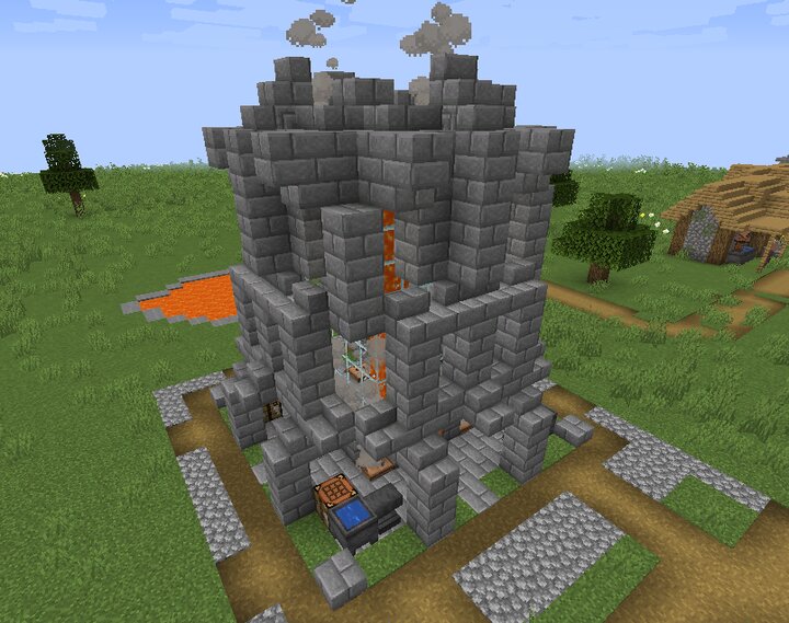 Castle Expansion for New in Town Datapack Minecraft Data Pack