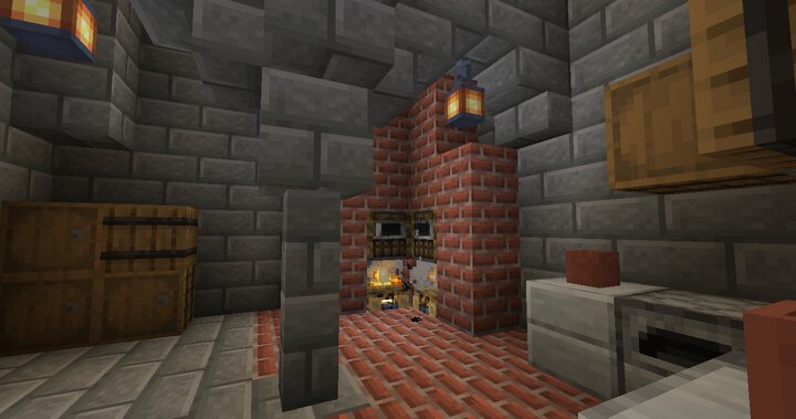 Castle Expansion for New in Town Datapack Minecraft Data Pack