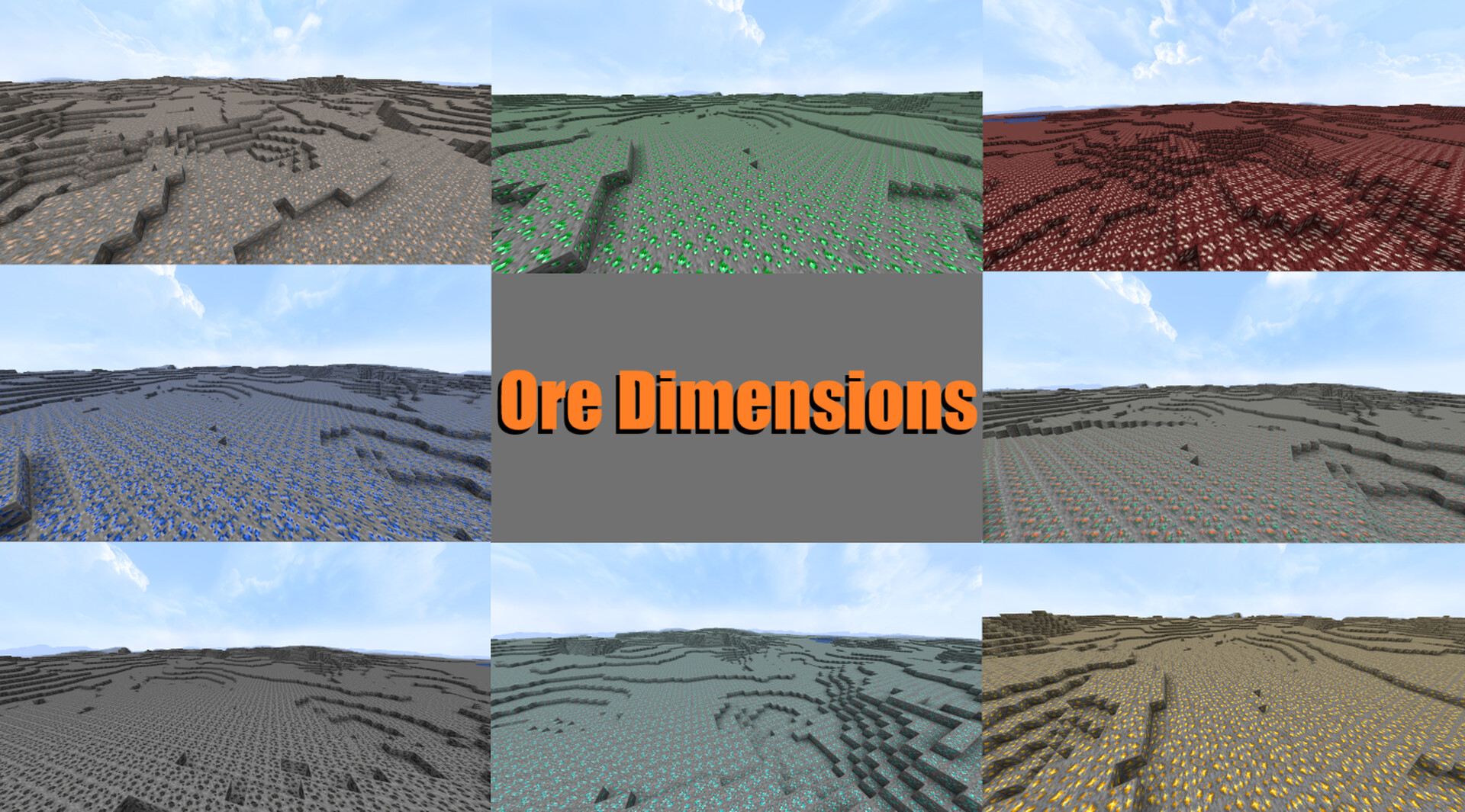 [Extra Dimensions] - Ore Dimensions! Different Dimensions For Each Ore ...