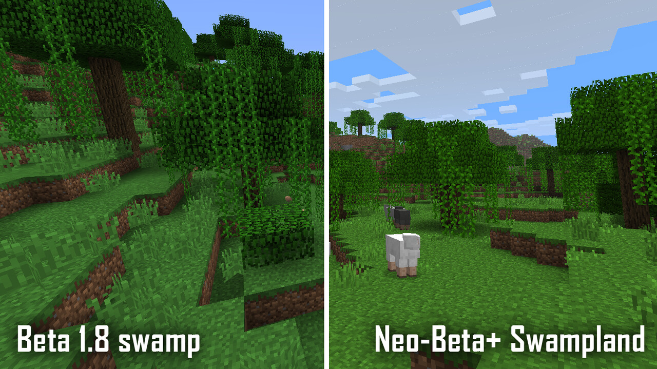 Neo-Beta Plus: Beta 1.7.3-style terrain, with modern structures, blocks ...
