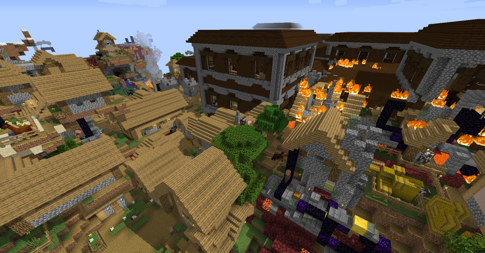 Minecraft, but I BROKE Structure Spawning... Minecraft Data Pack