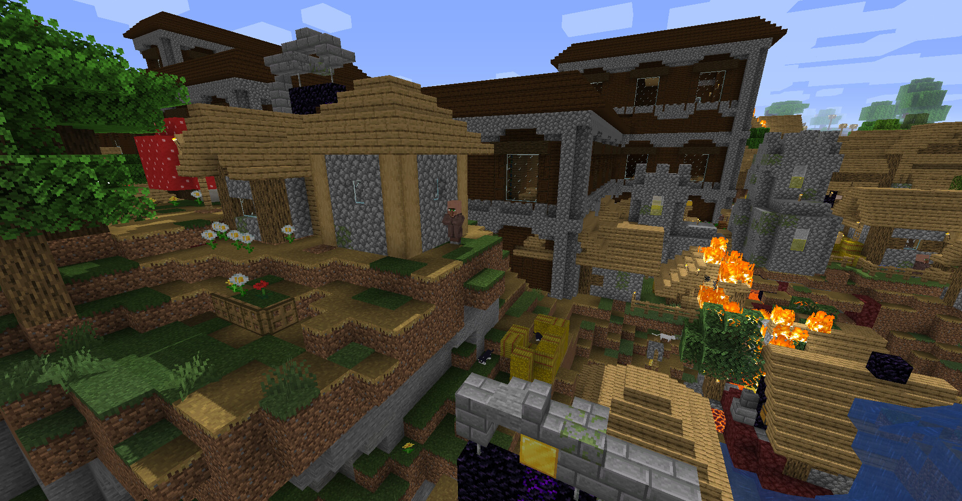 Minecraft, but I BROKE Structure Spawning... Minecraft Data Pack