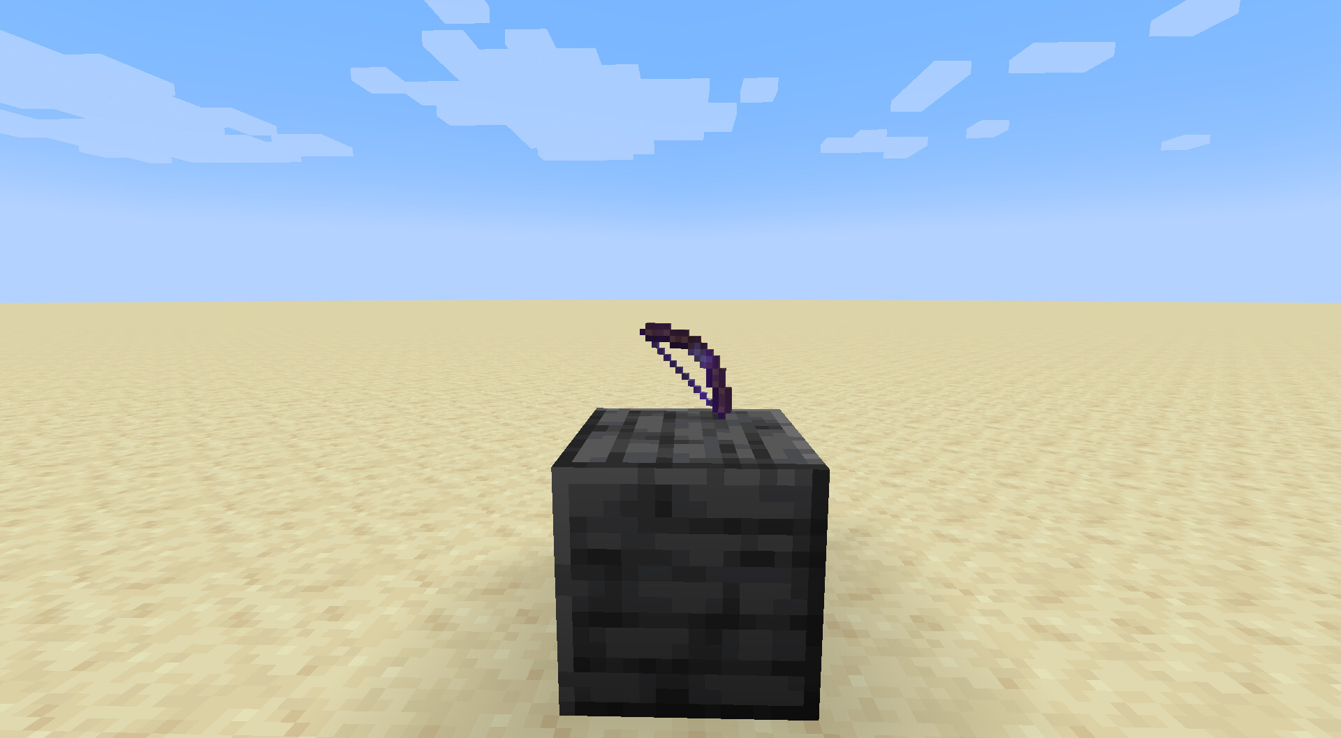 A Grappling Hook only made with a Datapack Minecraft Data Pack