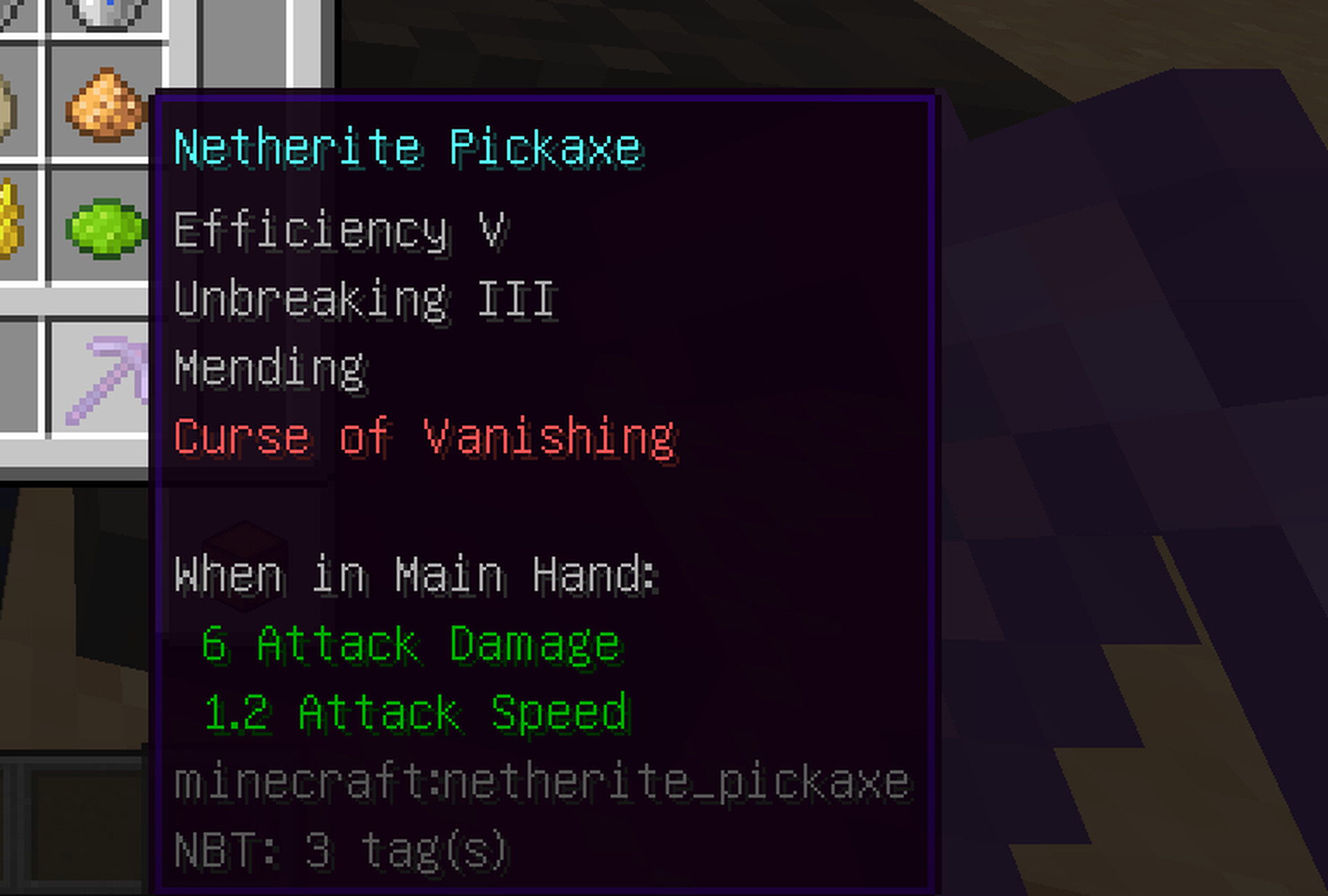 Disenchanting Minecraft Data Pack