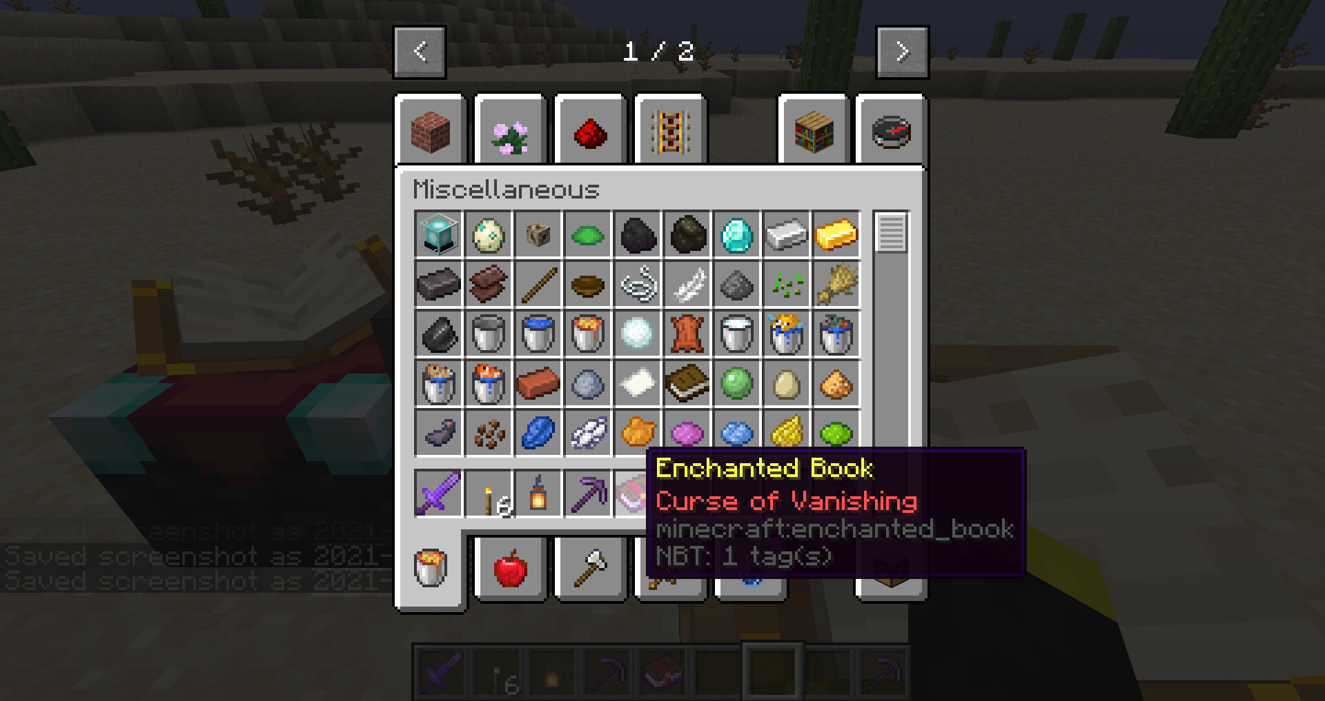 Disenchanting Minecraft Data Pack