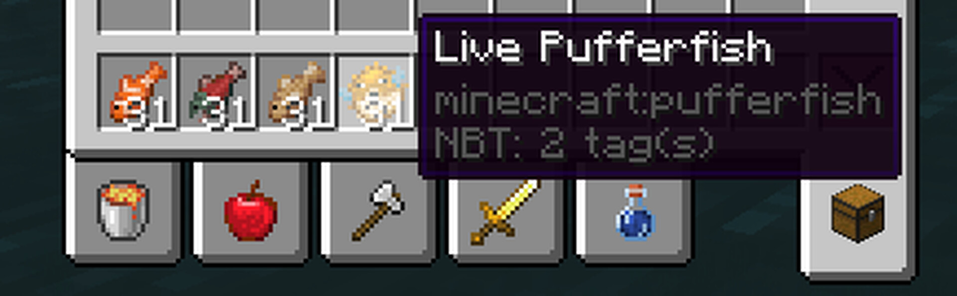 Catch & Release [alive fish from fishing!] Minecraft Data Pack