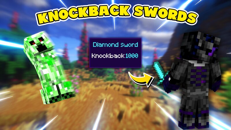 Knockback Swords Minecraft Data Pack