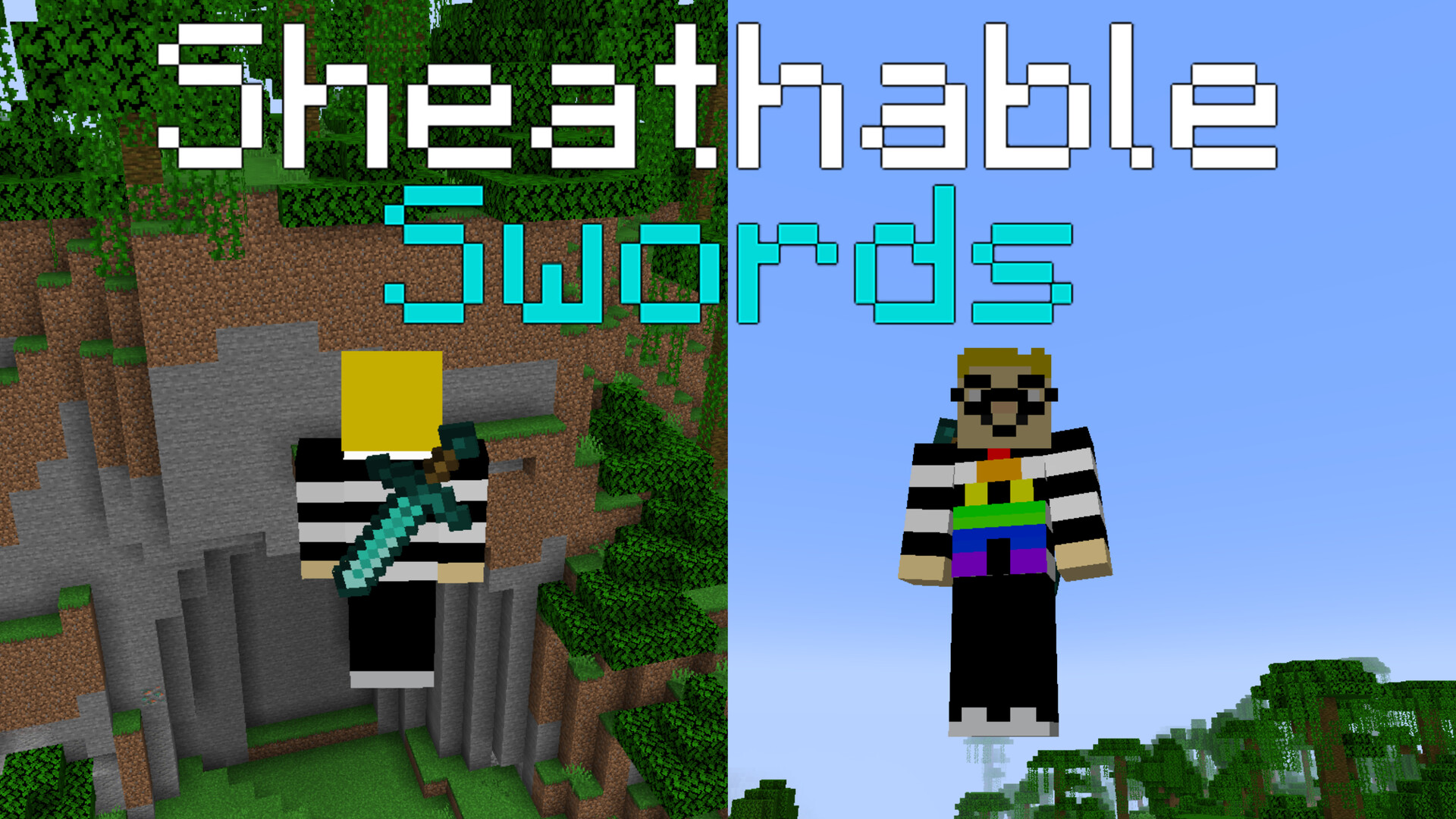 Sheathable Swords (1.16 Version) Minecraft Data Pack