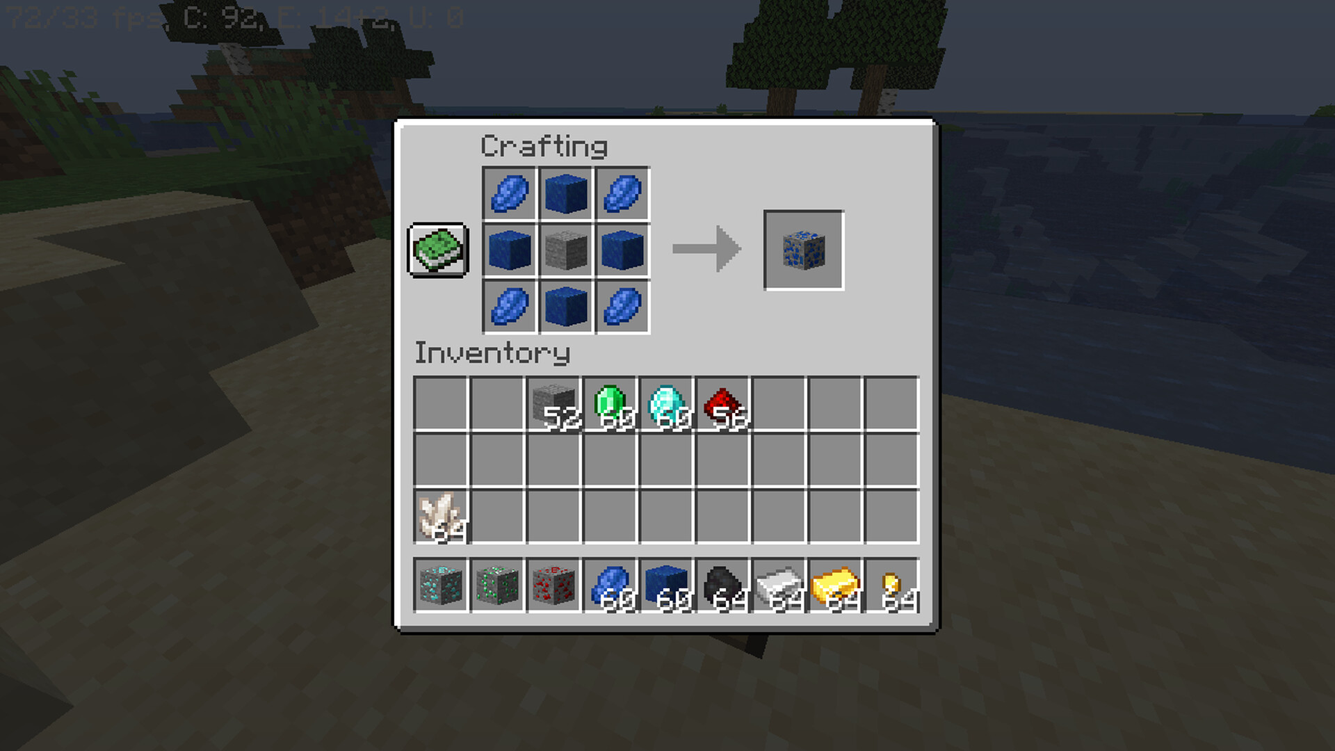 Ore Crafting Minecraft Data Pack