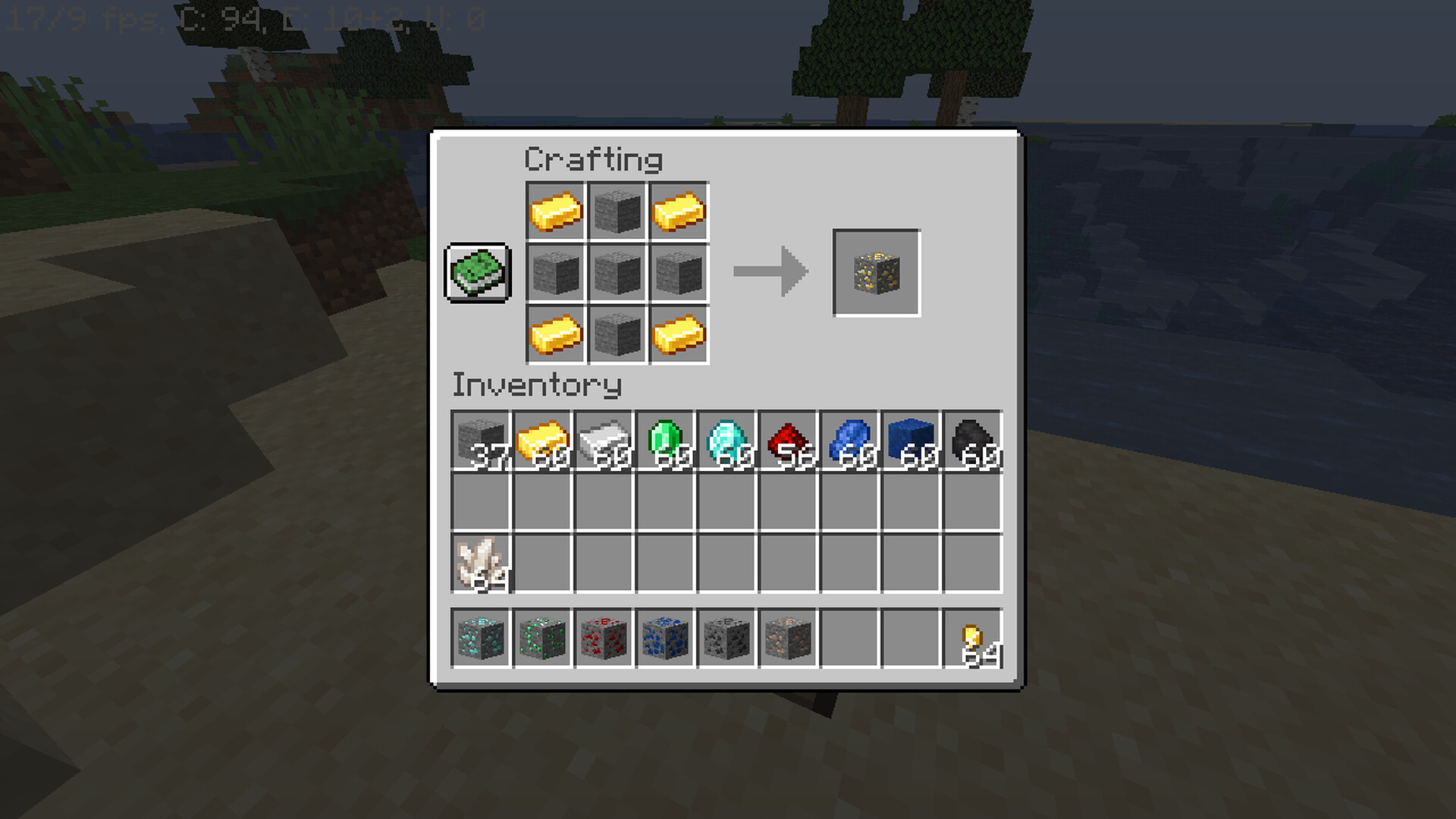 Ore Crafting Minecraft Data Pack