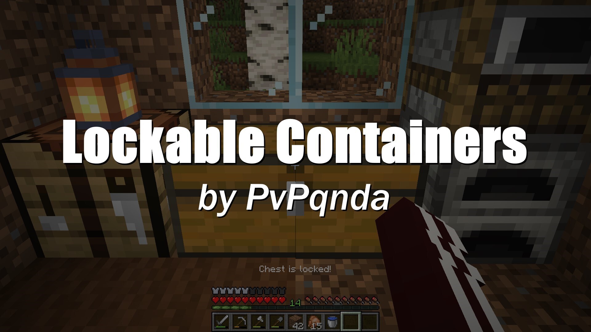 Lockable Containers Minecraft Data Pack