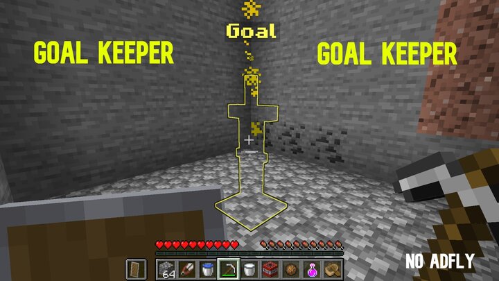 Minecraft Goal Keeper. Minecraft Data Pack