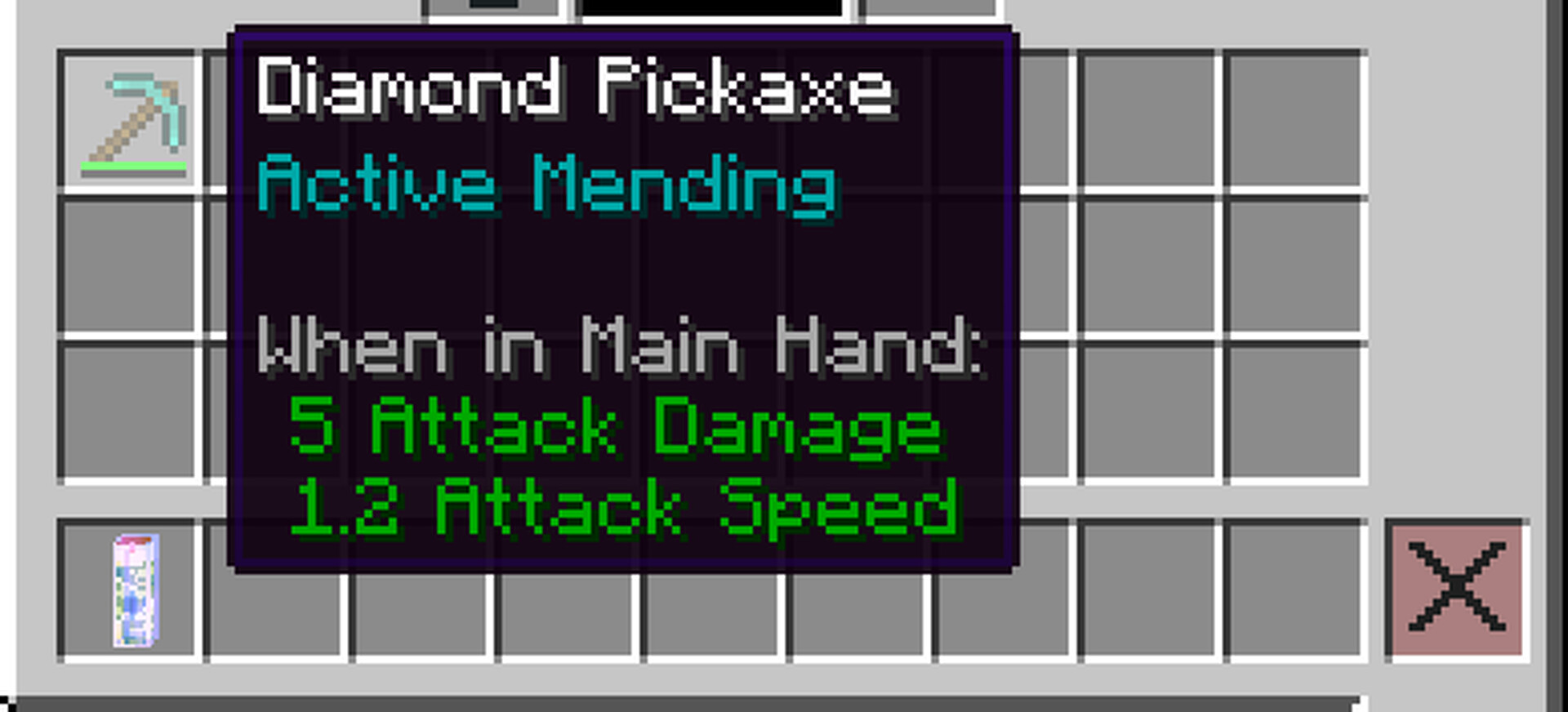 Active Mending Minecraft Data Pack