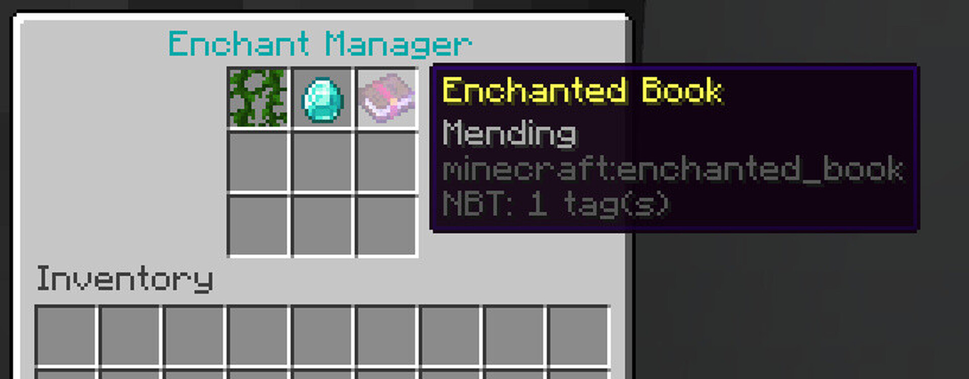 Active Mending Minecraft Data Pack