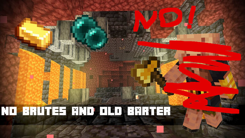 Old Barter & No Brutes Datapack Minecraft Data Pack