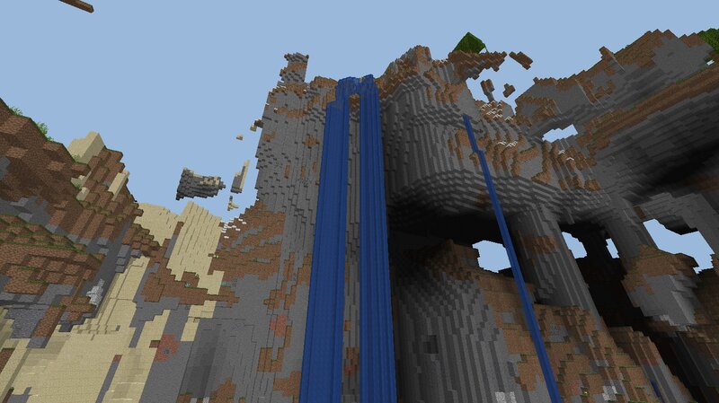 Floating Overworld & Nether Minecraft Data Pack