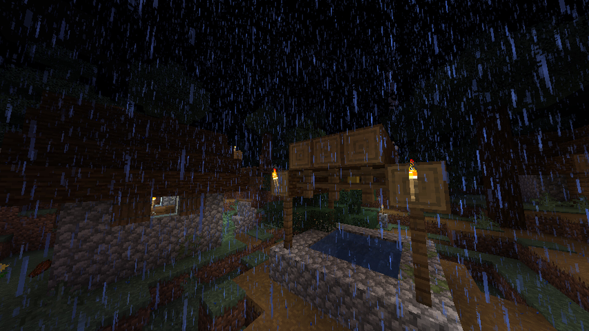 Official Download: Minecraft but there is always rain and thunder (M.B ...