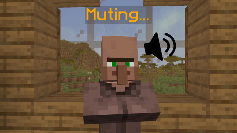 Muted Mobs Minecraft Data Pack