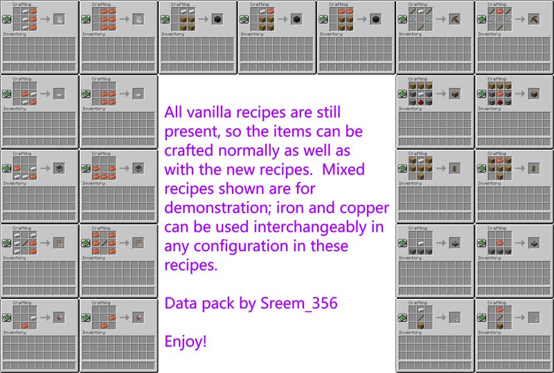 Useful Copper Minecraft Data Pack