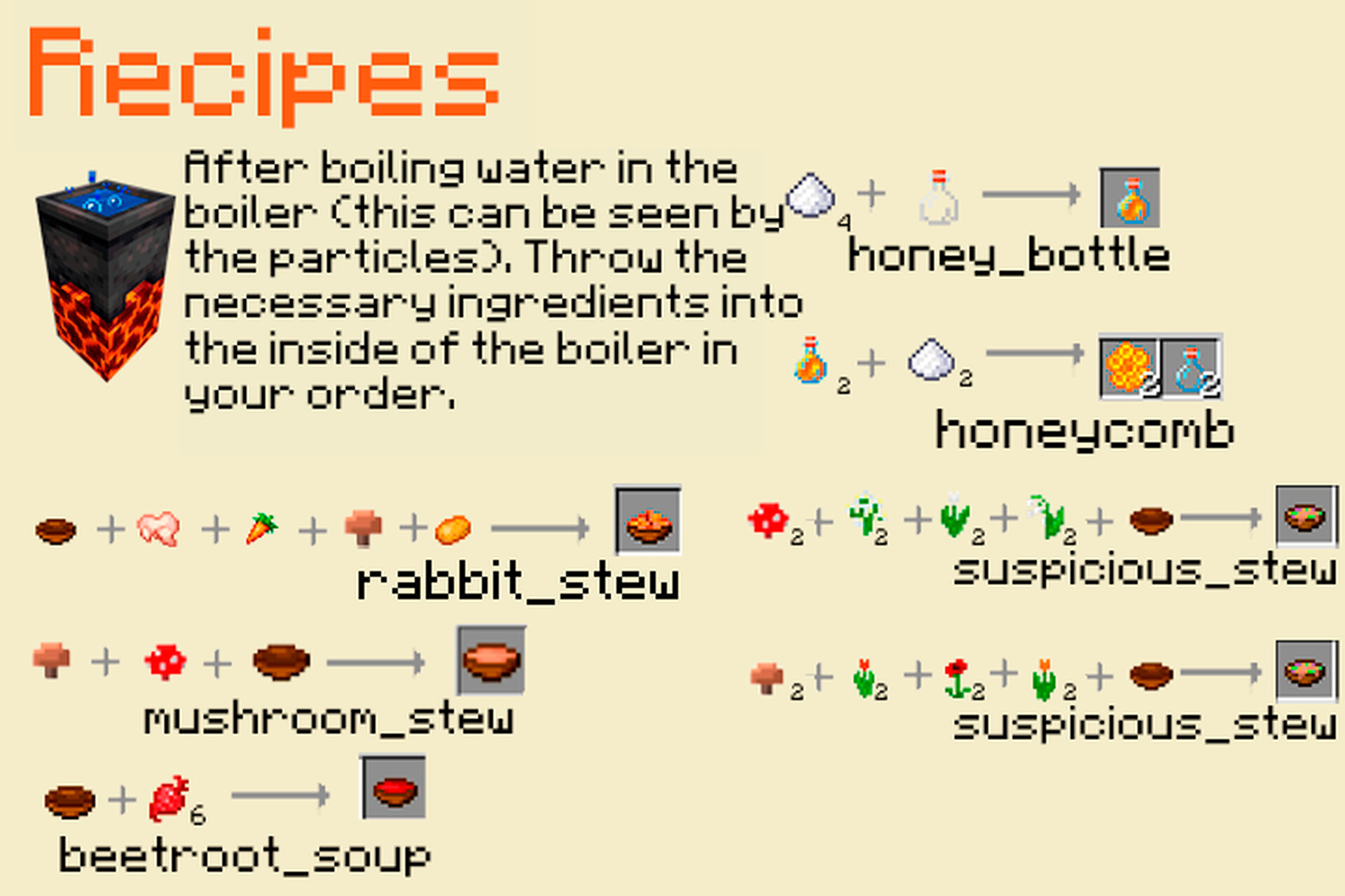 Datapack Boiler update Minecraft Data Pack