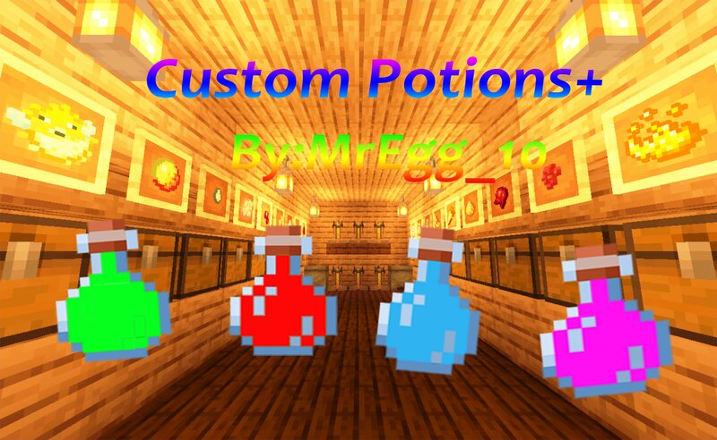 Custom Potions+ Minecraft Data Pack