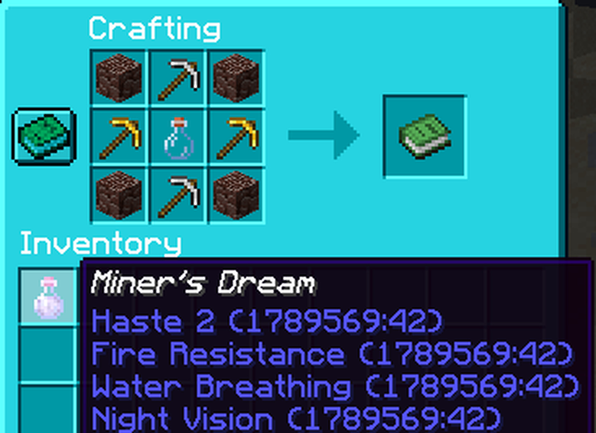 Custom Potions+ Minecraft Data Pack