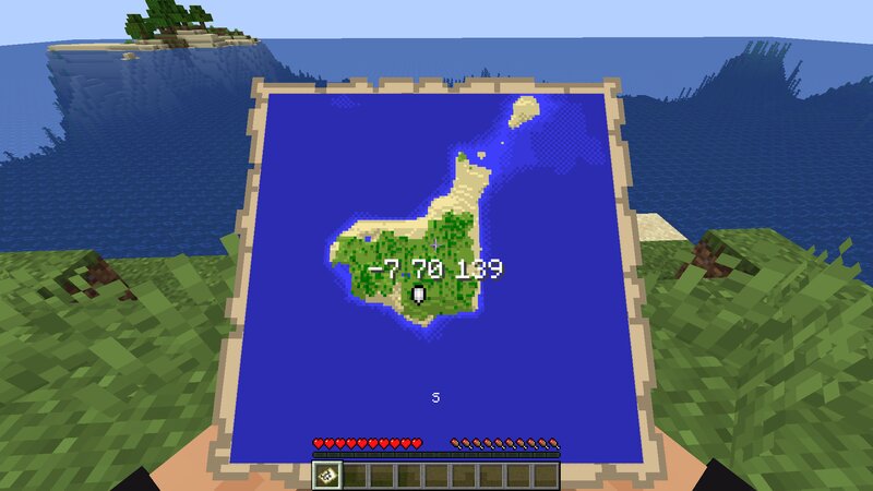 Map Coordinates Minecraft Data Pack