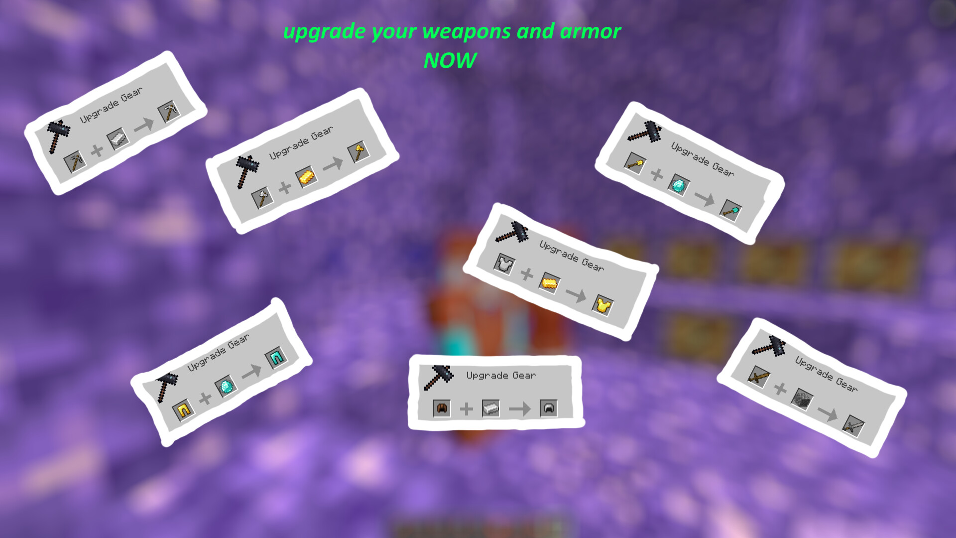 upgrade tools and armor in smithing table Datapack Minecraft Data Pack