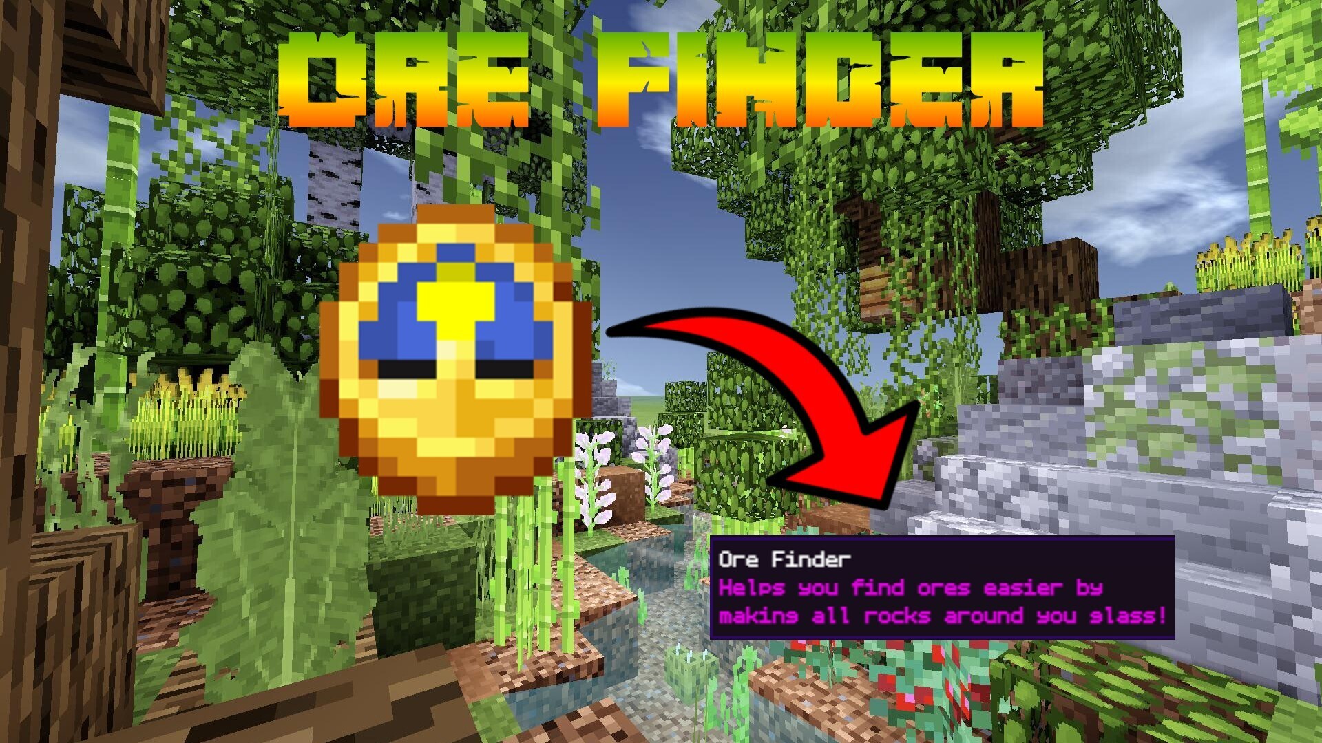 Ore Finder - Easier Way To Find Ores! - 1.17 Minecraft Data Pack
