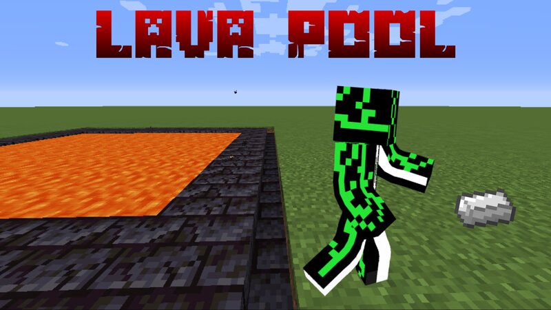 Craftable Lava Pool! (Great for Speedrunning) Minecraft Data Pack