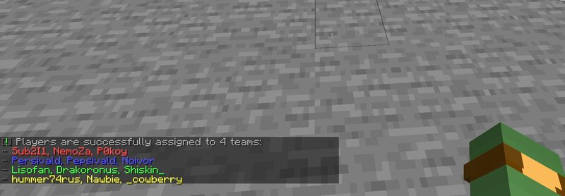 Randomizer by teams Minecraft Data Pack