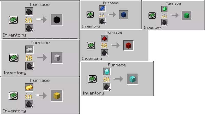 Minecraft But Smelting Ingots Give you a Block Minecraft Data Pack
