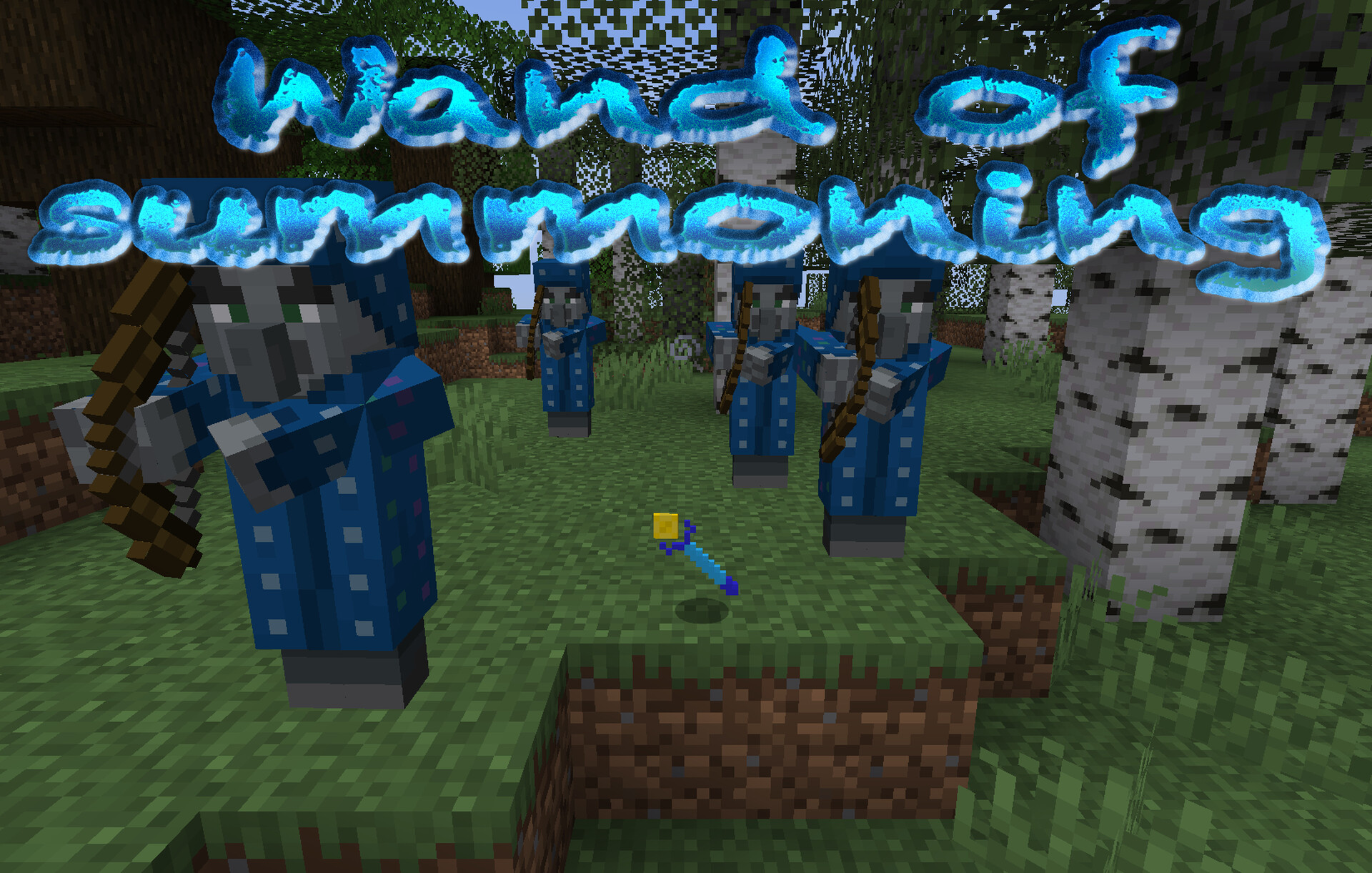 The wand of summoning Minecraft Data Pack