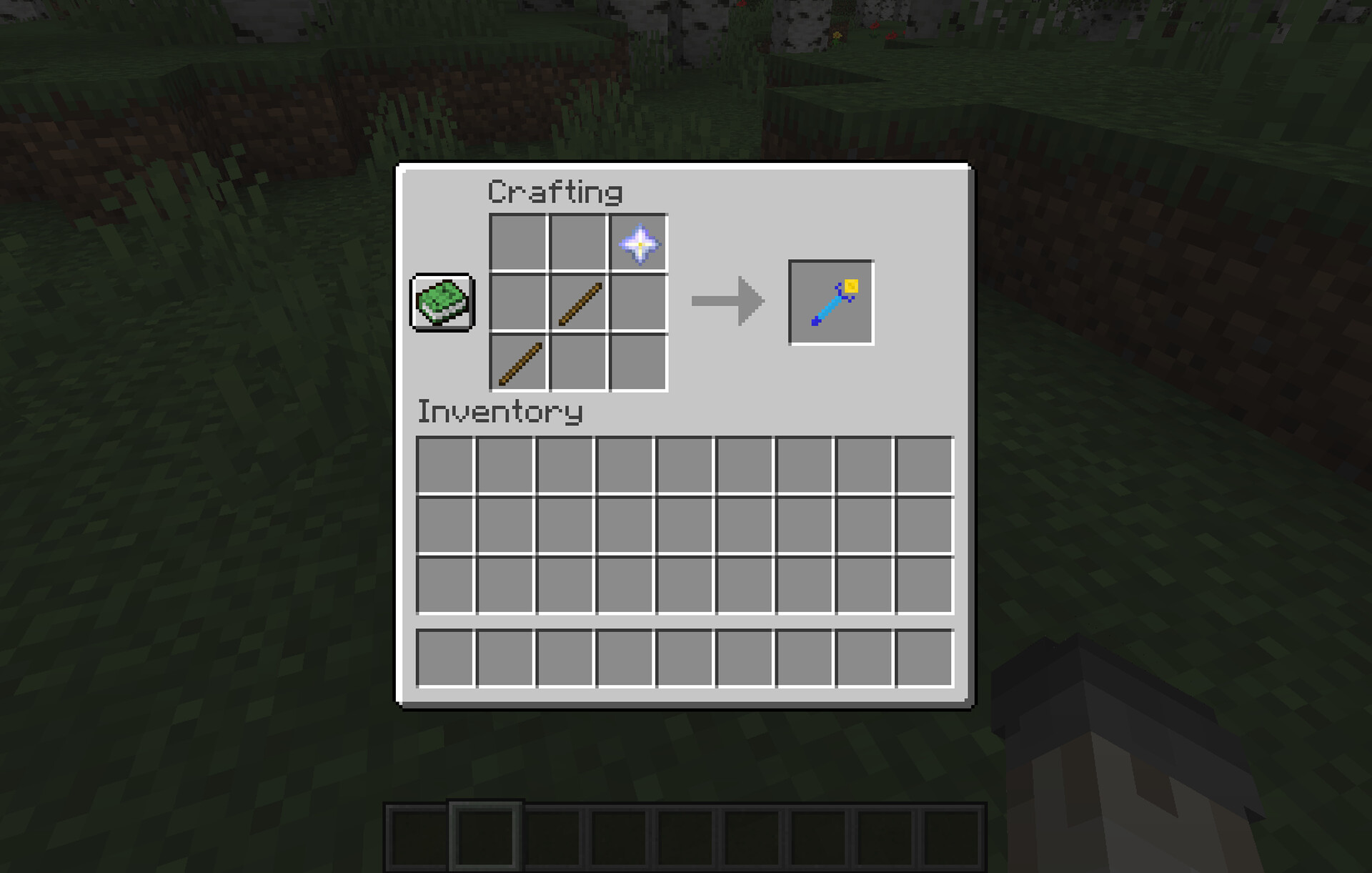 The wand of summoning Minecraft Data Pack