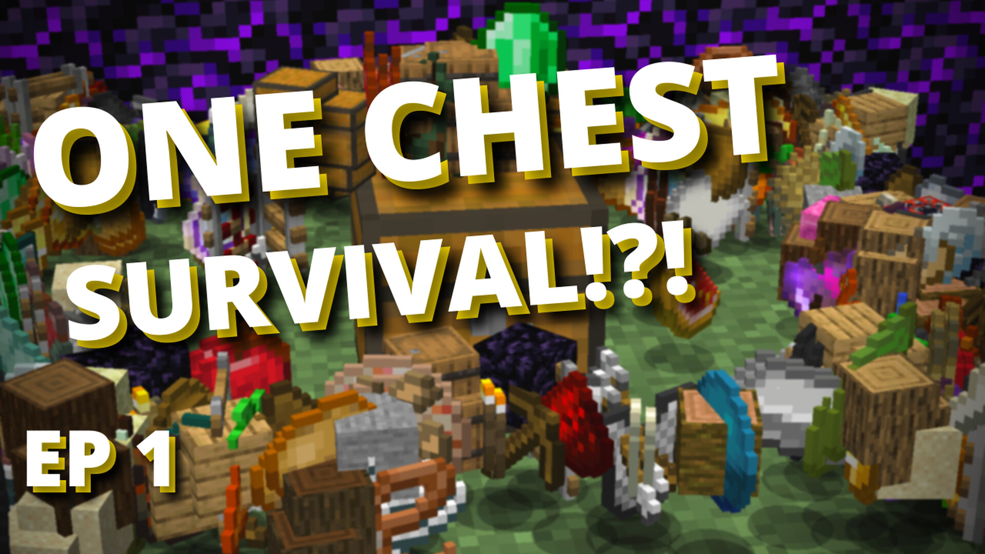 One Chest Survival - Skyblock Challenge Datapack Minecraft Data Pack